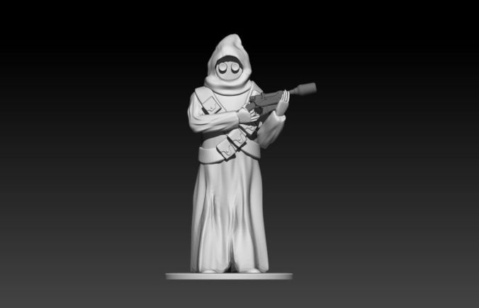 The Jawa figure 3D model 3D printable | CGTrader