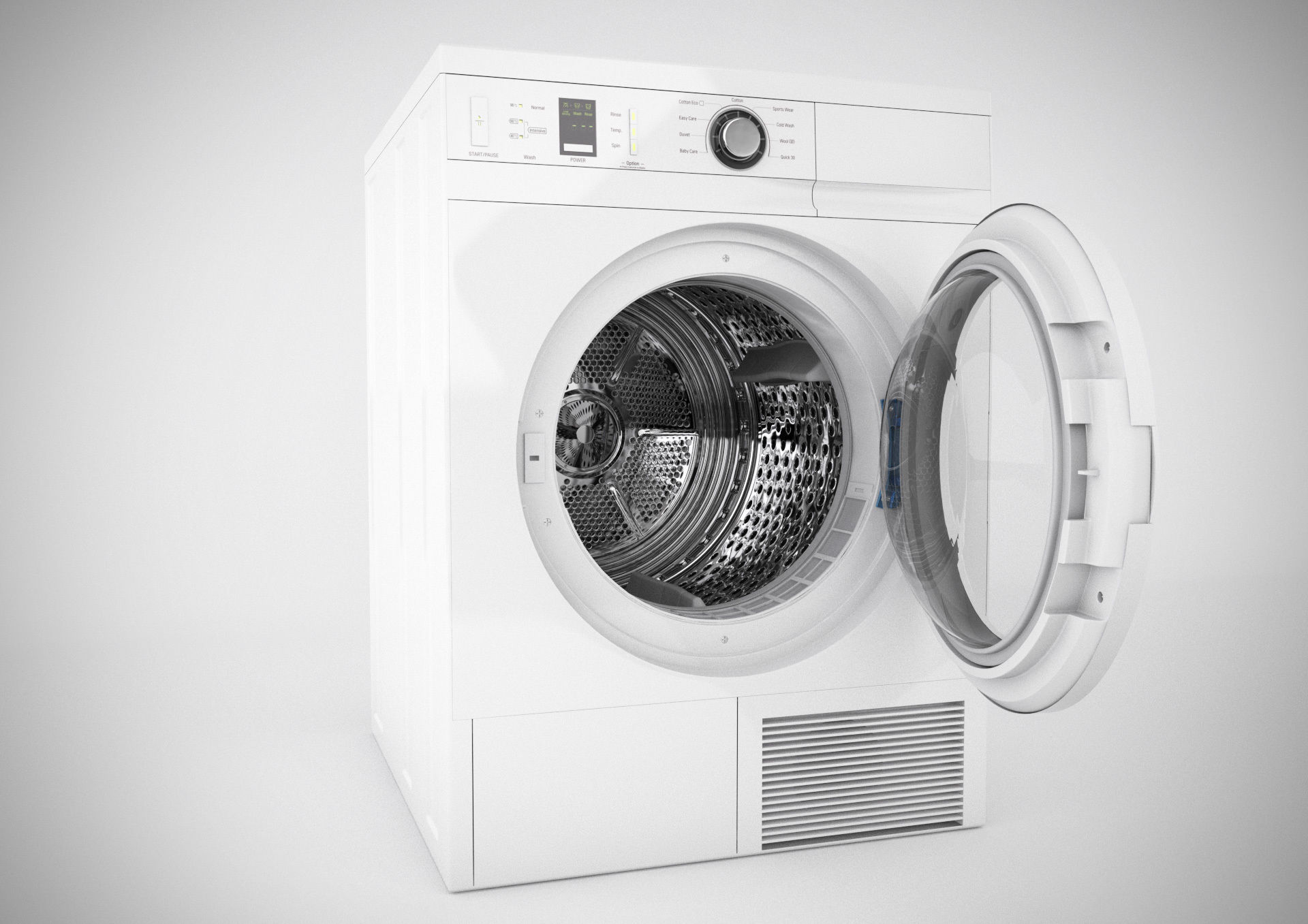 Wash Machine 3D model rigged | CGTrader