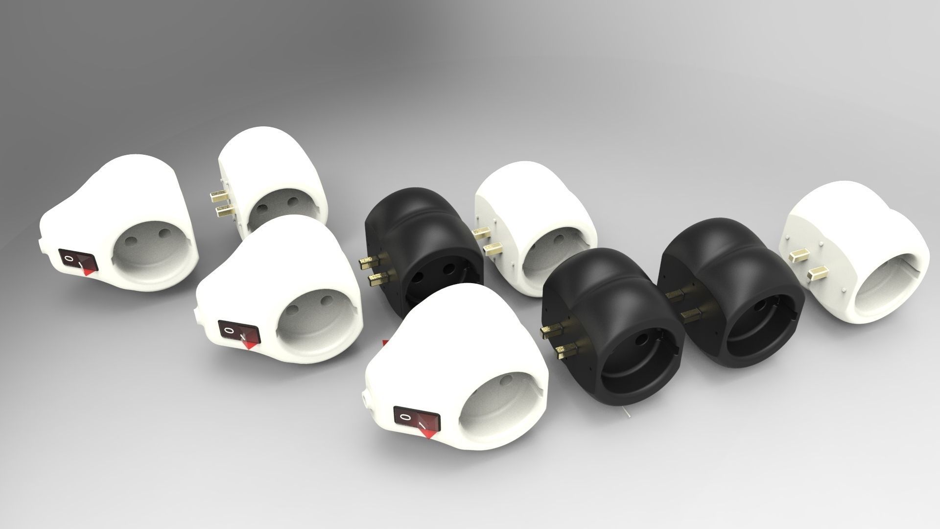 Commel socket 3D model | CGTrader