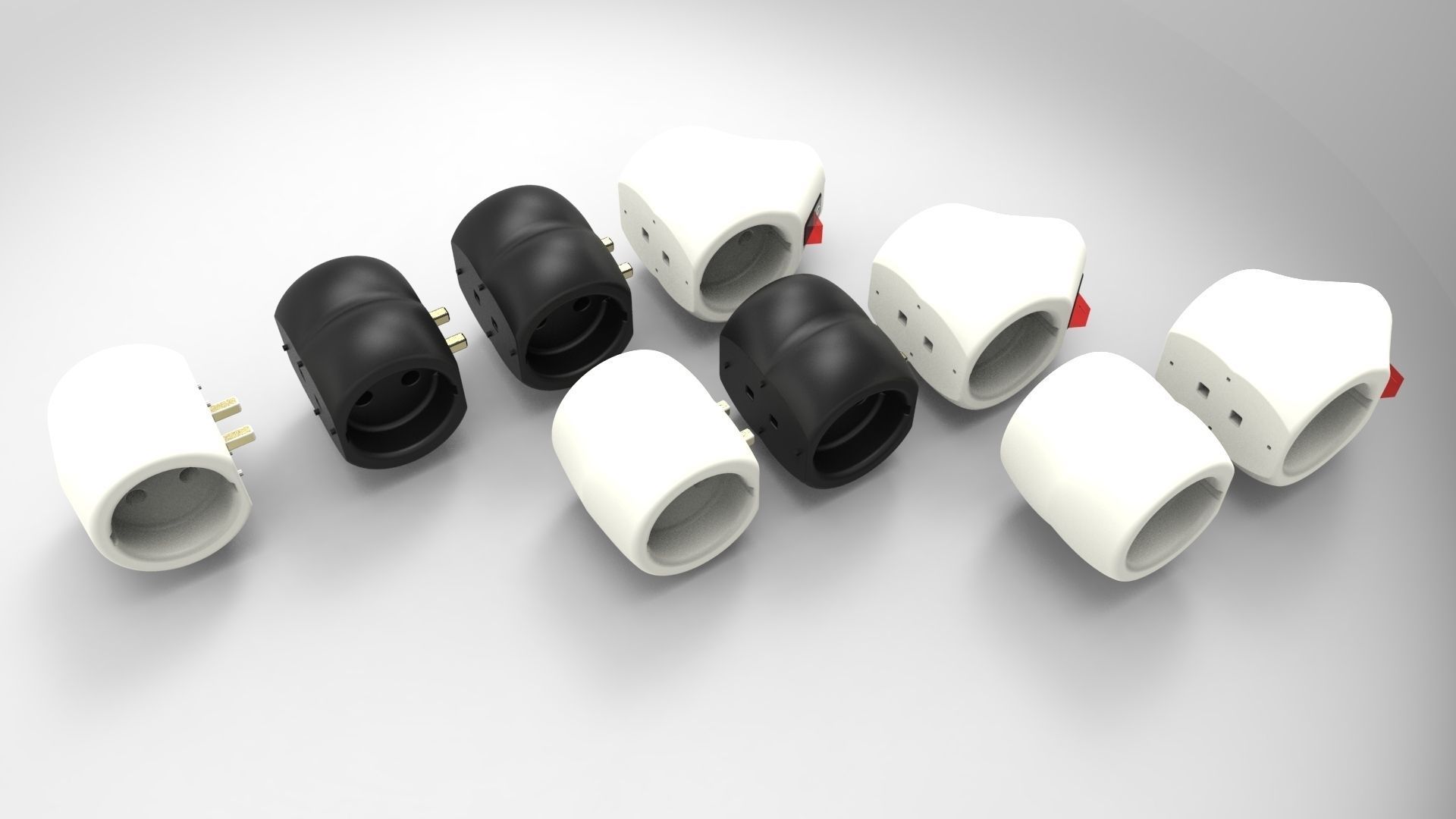 Commel socket 3D model | CGTrader