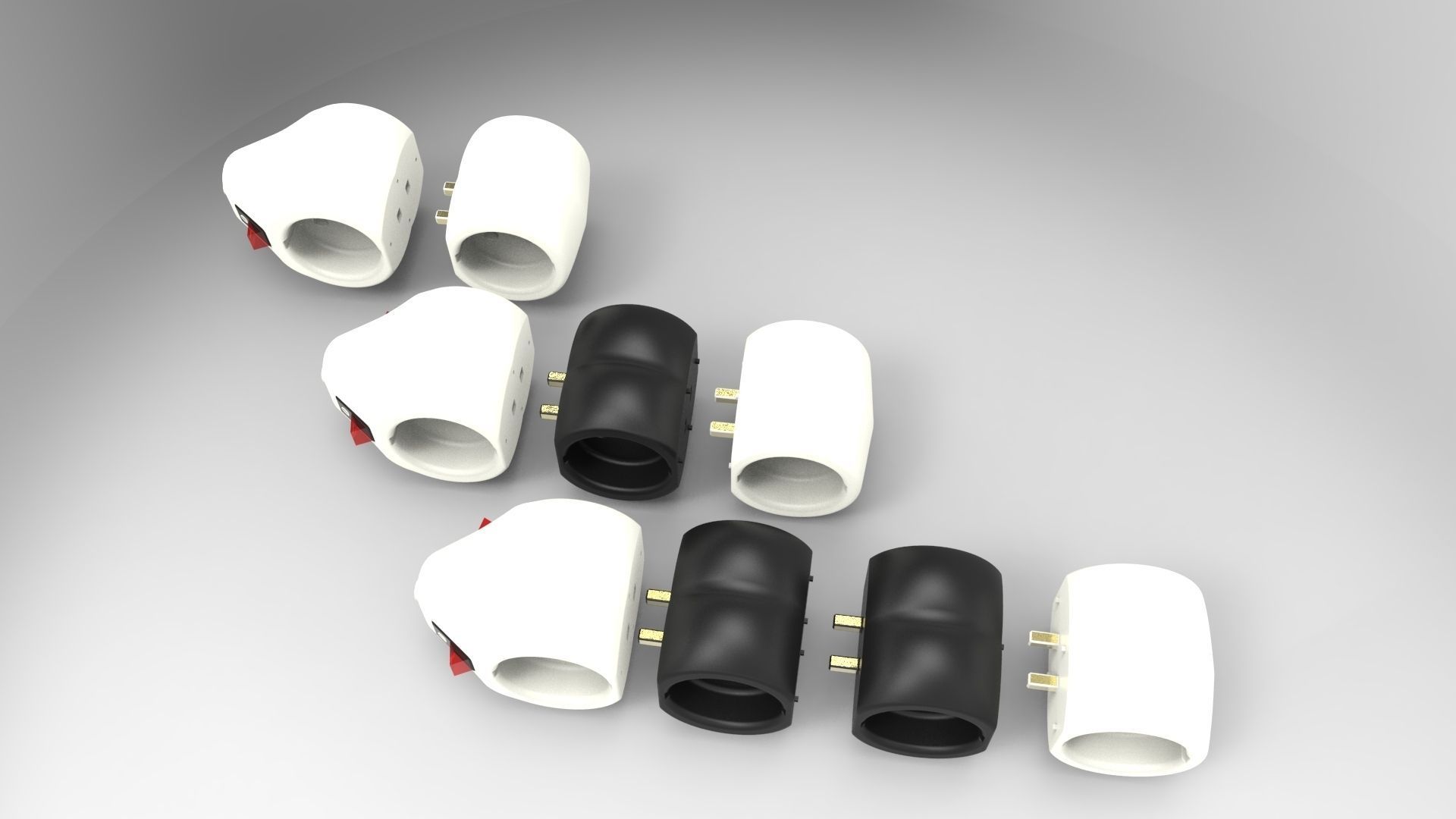 Commel socket 3D model | CGTrader