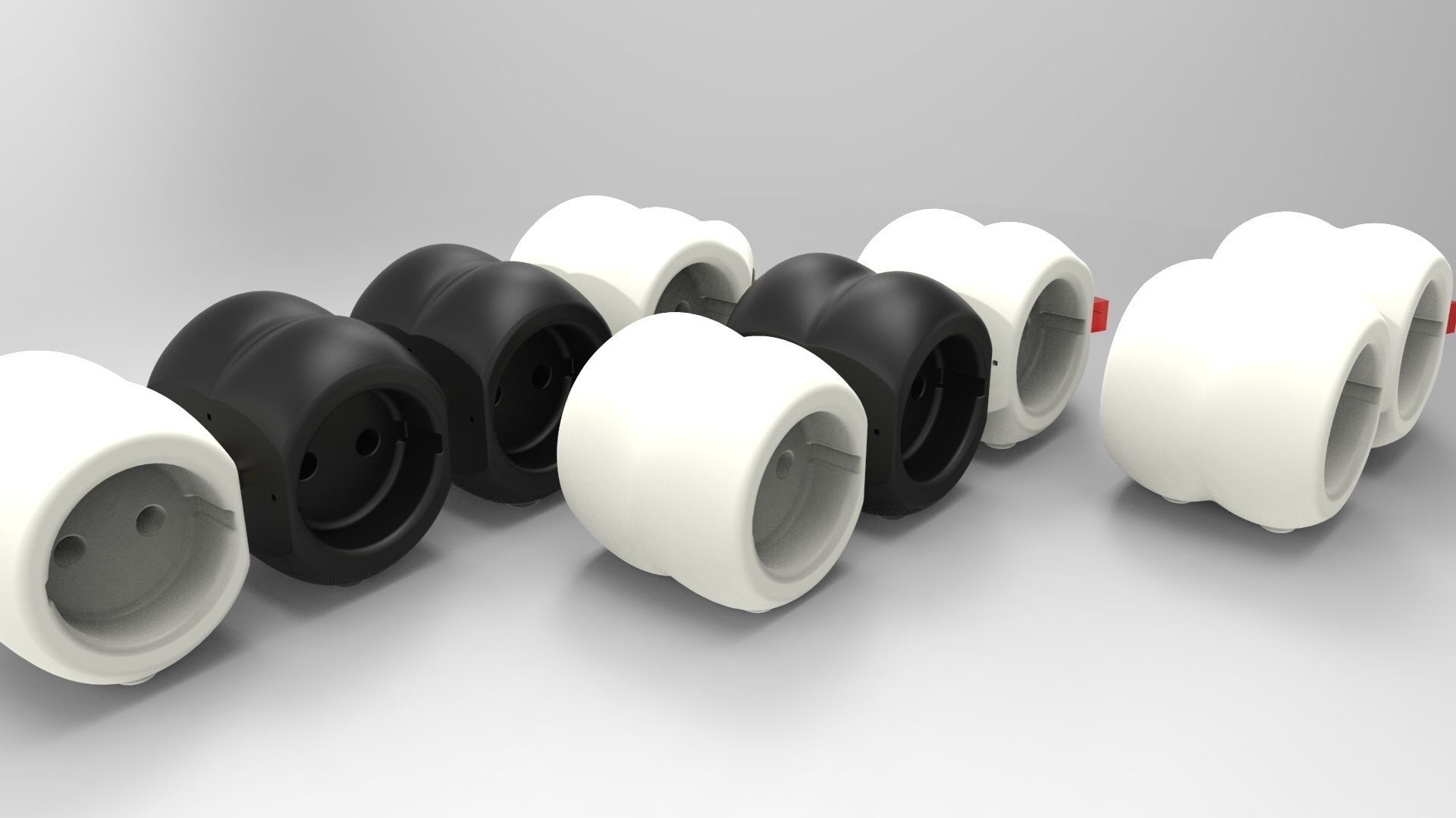 Commel socket 3D model | CGTrader