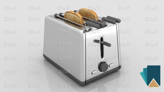 Bread Toaster 3D model | CGTrader