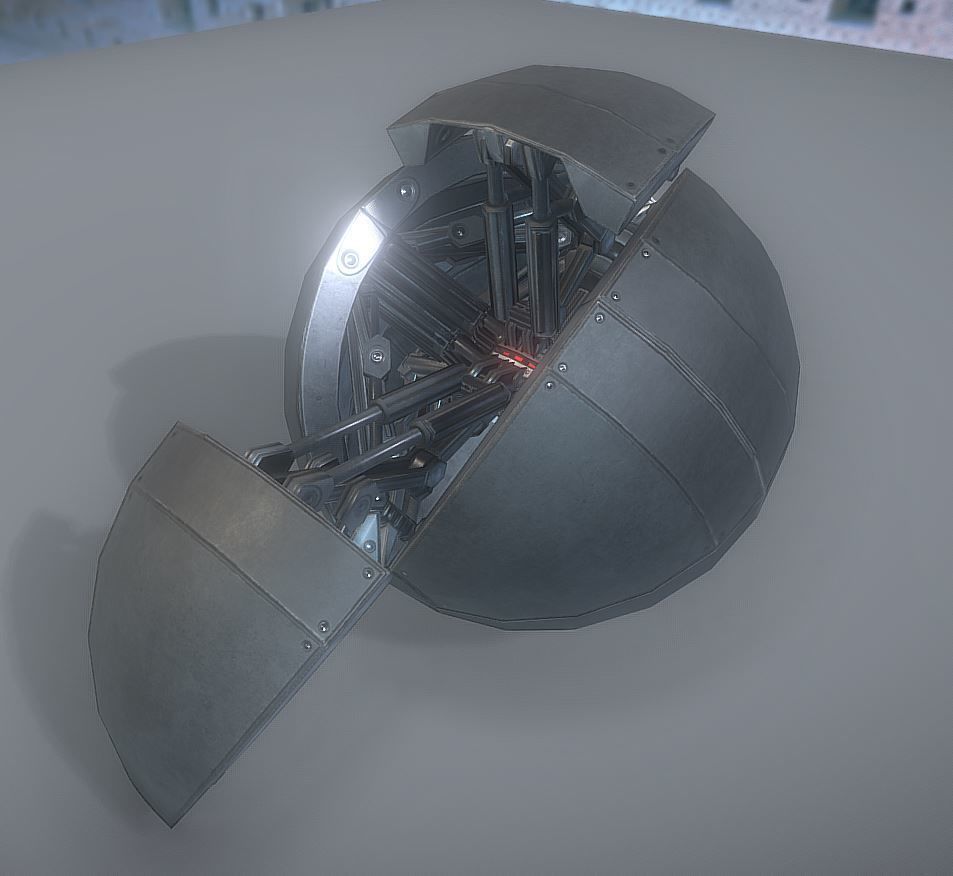 3D model Hydraulic Sphere-Bot VR / AR / low-poly rigged animated | CGTrader