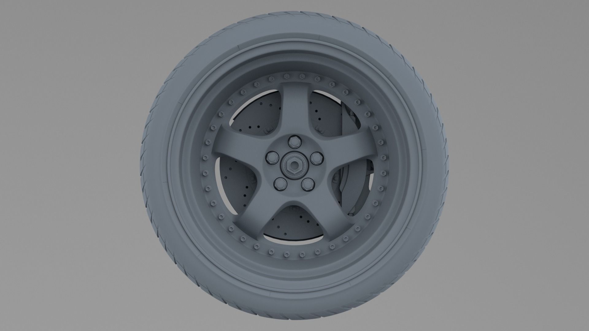 work meister s1 3piece wheel 3D model | CGTrader
