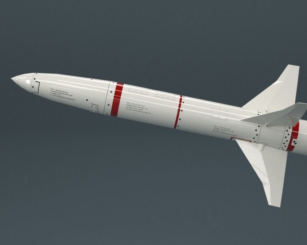 Missile 3D model animated | CGTrader