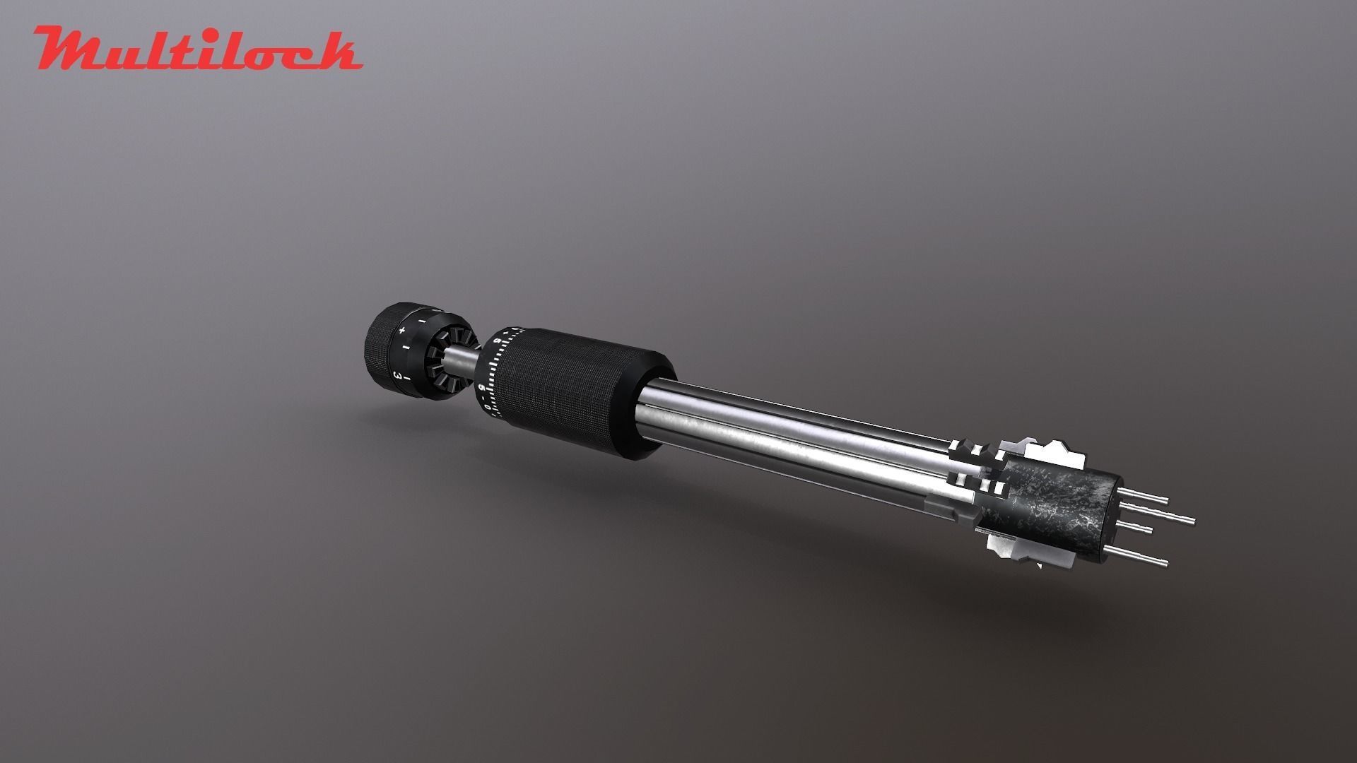 3D model Multilock Key with Keyframeanimation VR / AR / low-poly ...