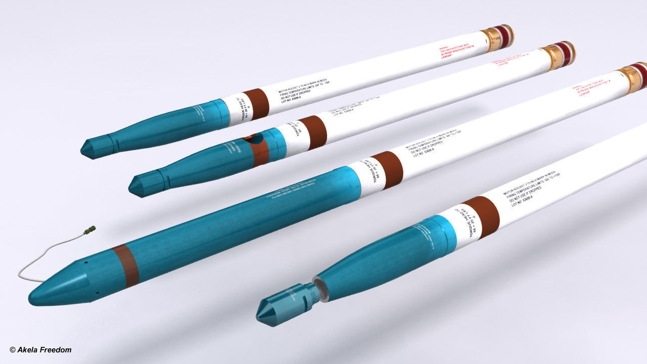 Hydra 70 rocket 2-75 inch 3D model | CGTrader