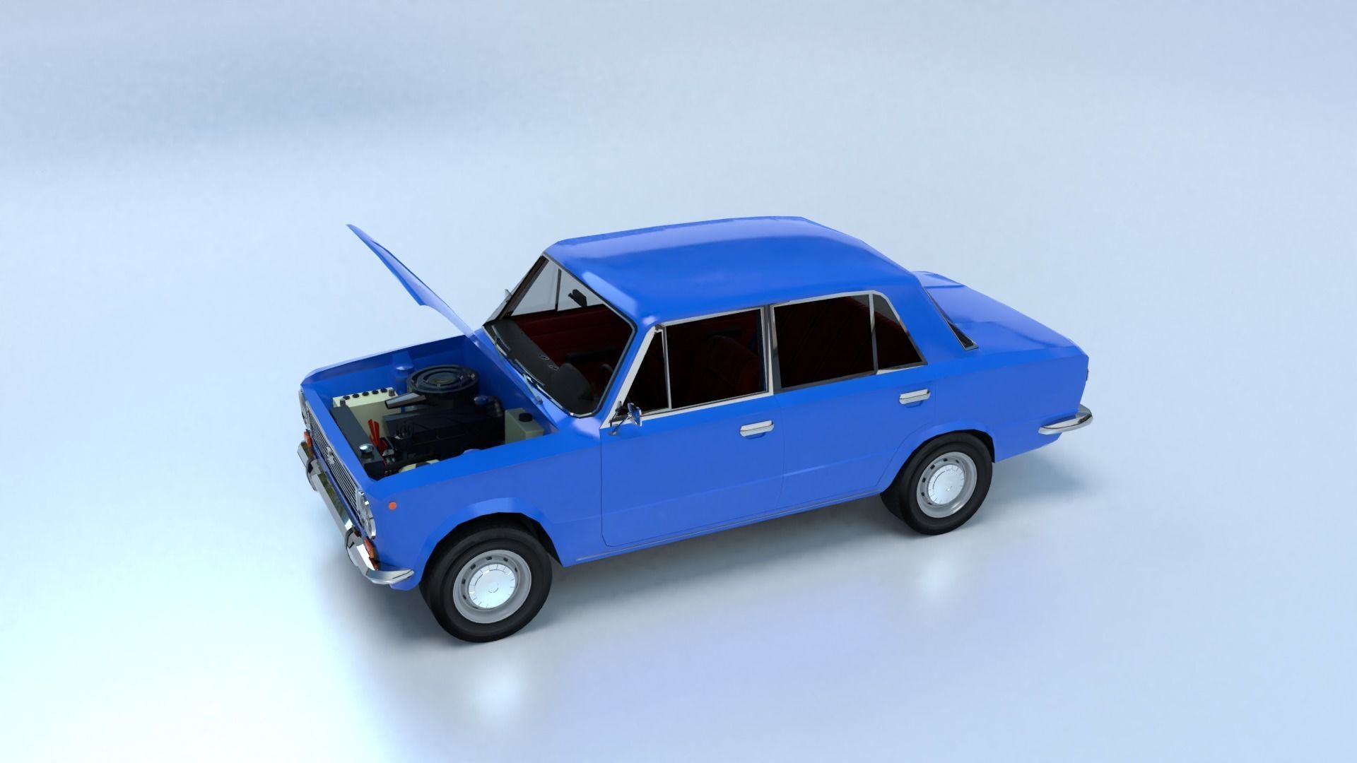3D model Lada 2101 low poly VR / AR / low-poly | CGTrader