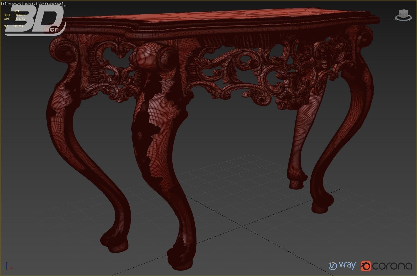Candace Side Table 3D model | CGTrader