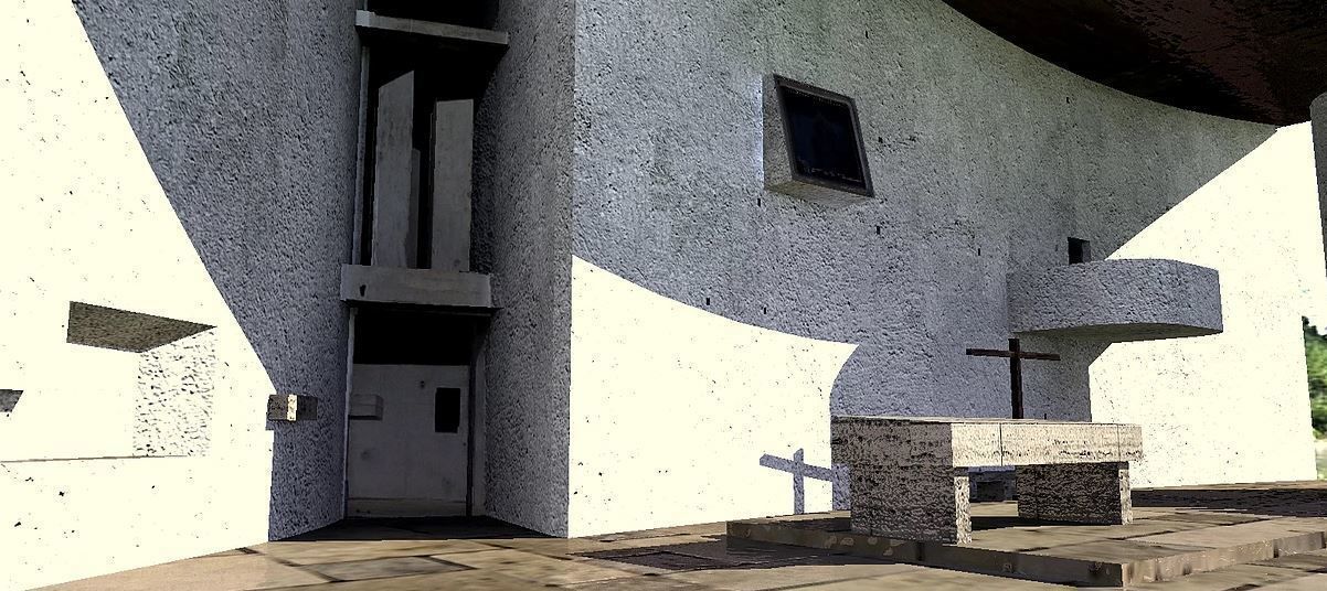 Capilla de Ronchamp 3D model | CGTrader