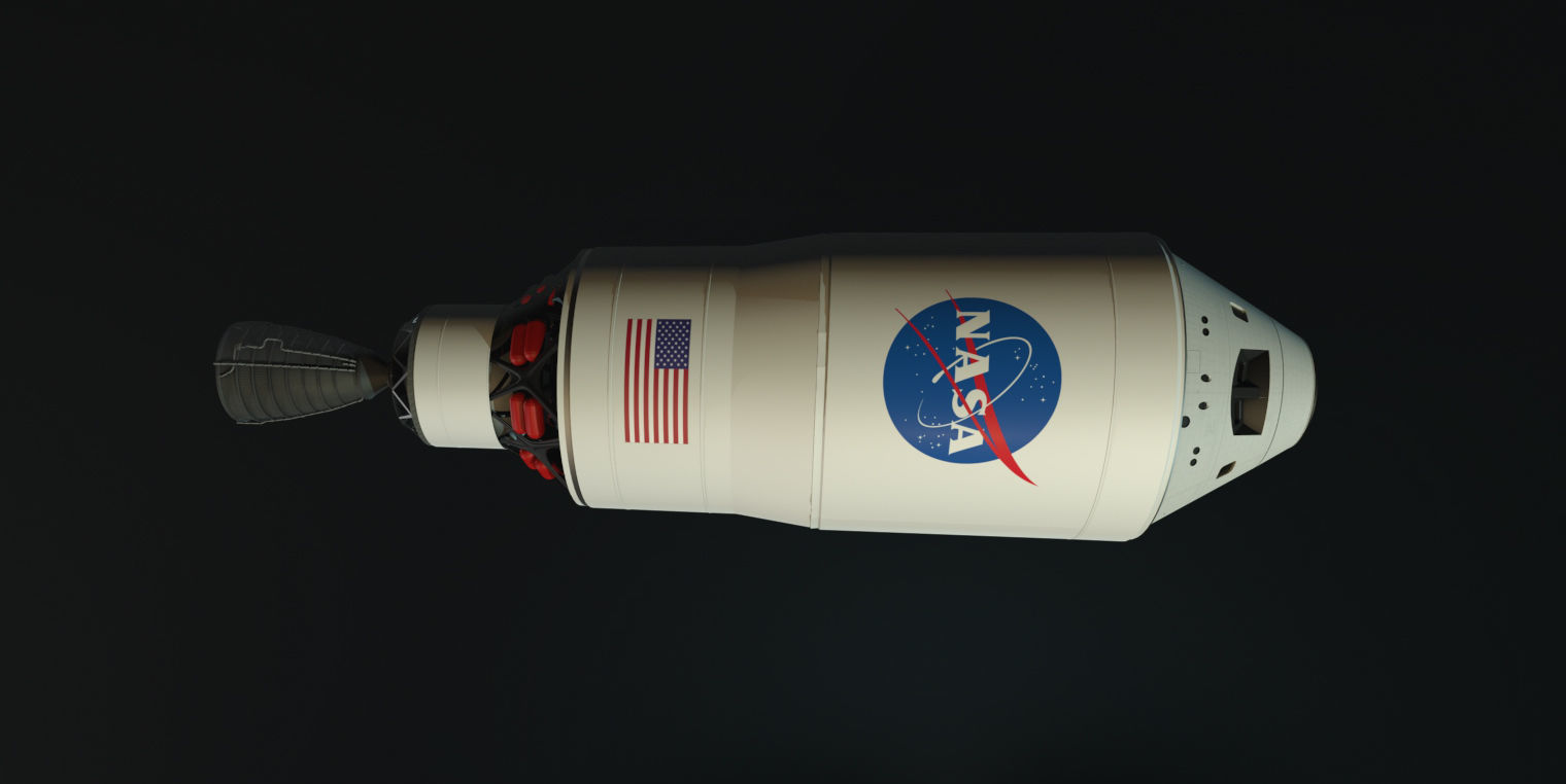 NASA SLS Space Launch System 3D model | CGTrader