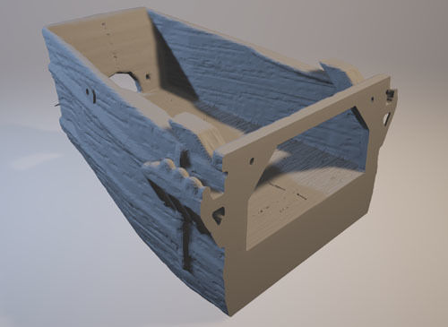 Cog ship -stl file- 3D model 3D printable | CGTrader