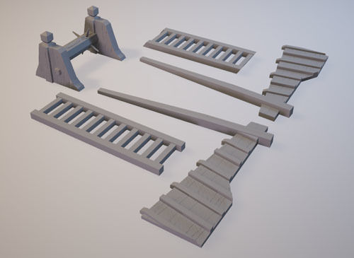 Cog ship -stl file- 3D model 3D printable | CGTrader