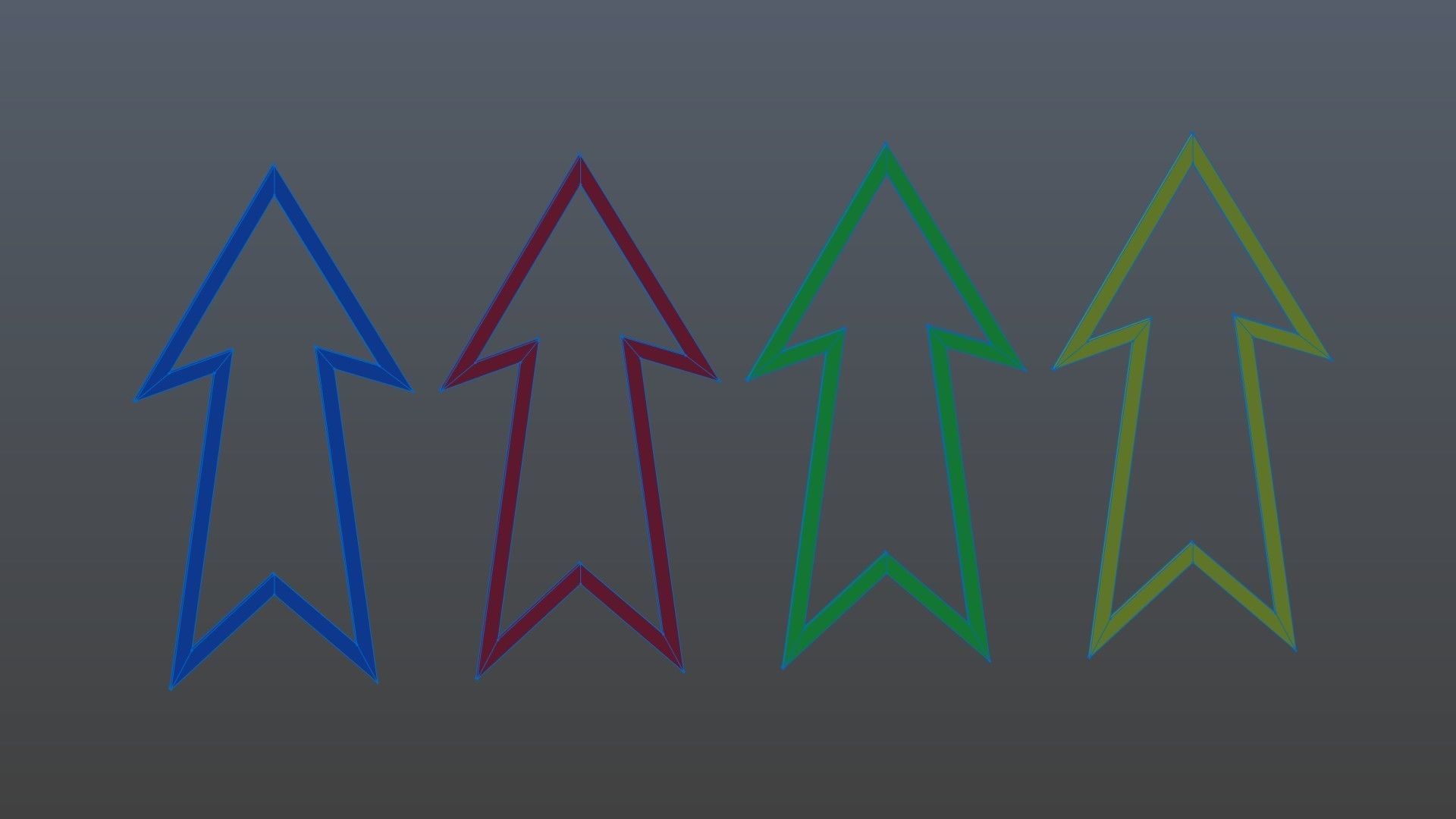 3D model Low poly arrow 3 VR / AR / low-poly | CGTrader