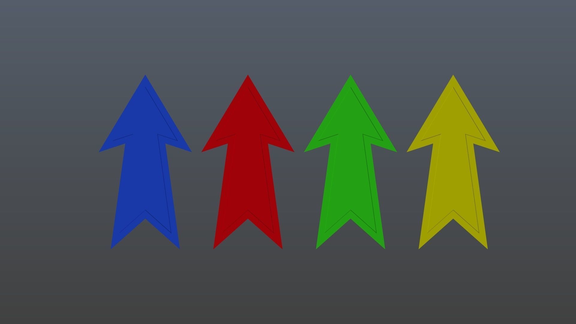 3D model Low poly arrow 4 VR / AR / low-poly | CGTrader