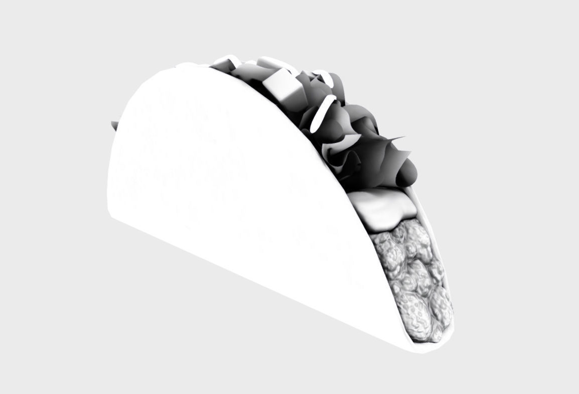 Taco Model 3D model | CGTrader