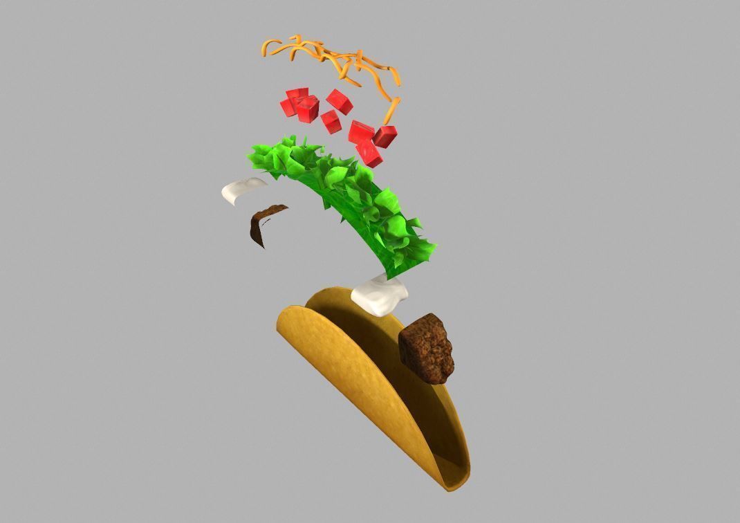 Taco Model 3D model | CGTrader