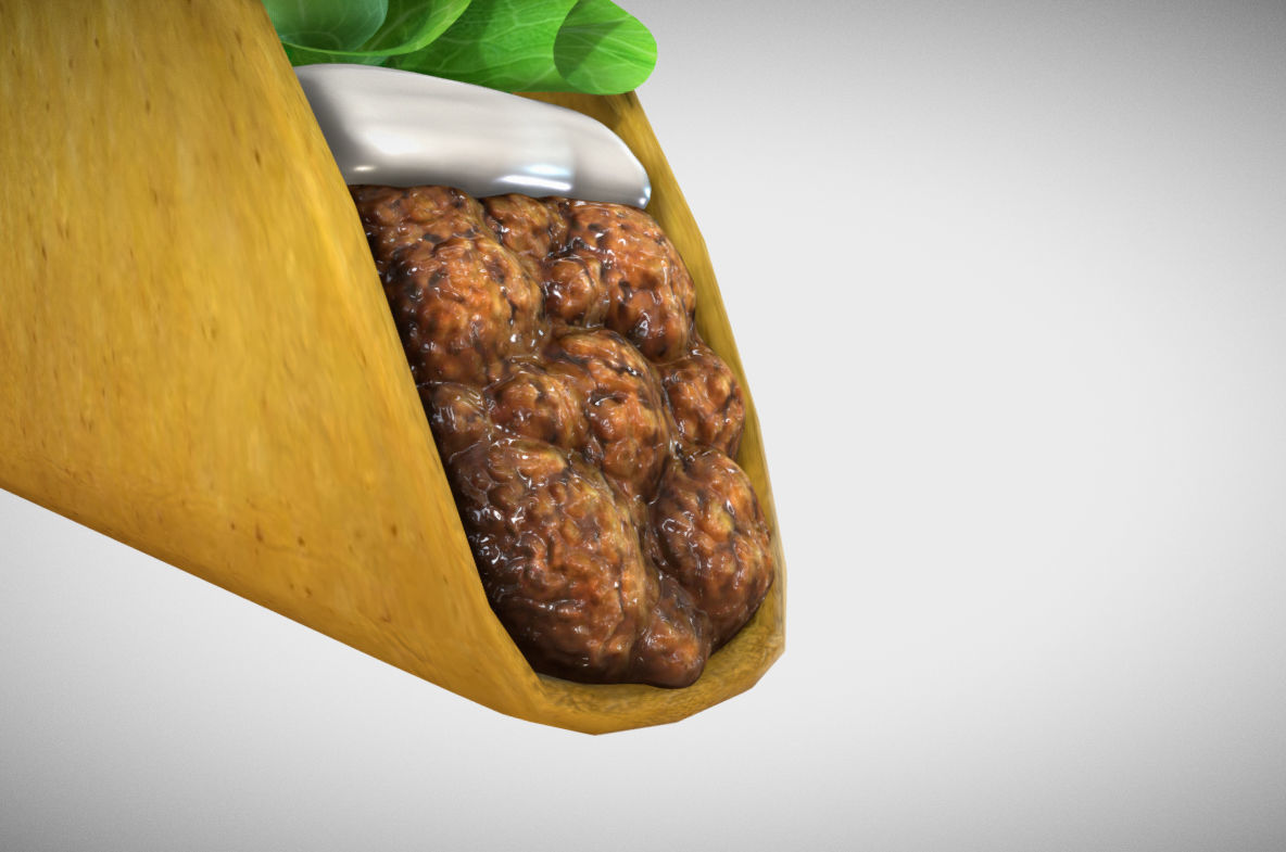 Taco Model 3D model | CGTrader