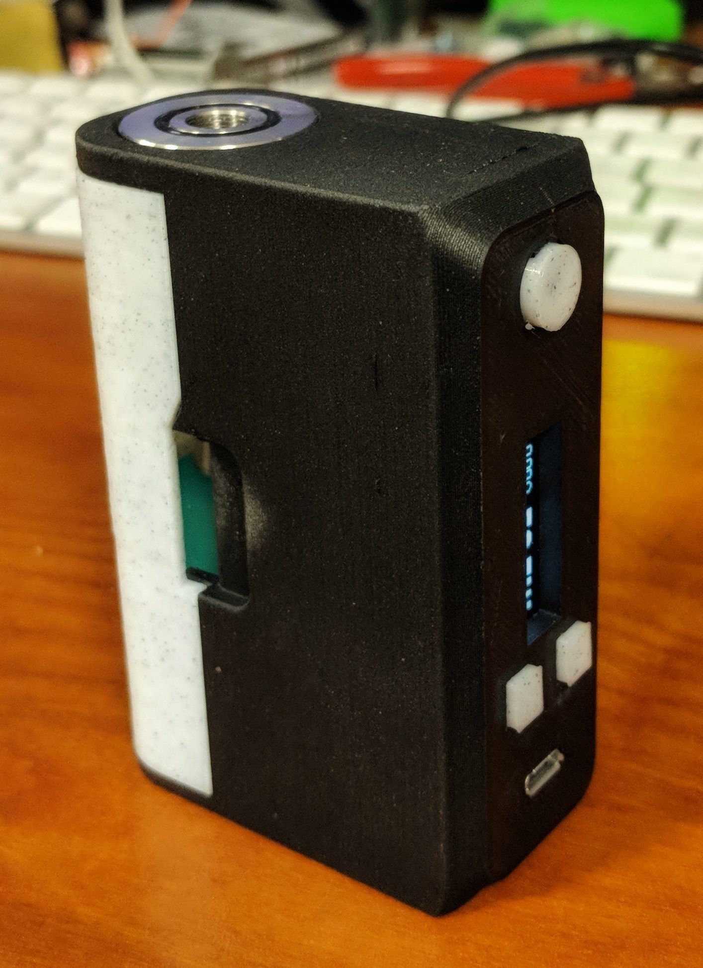 Sq1 Squonk Mod - DNA 75 - 1x18650 - Almost no supports 3D model 3D ...