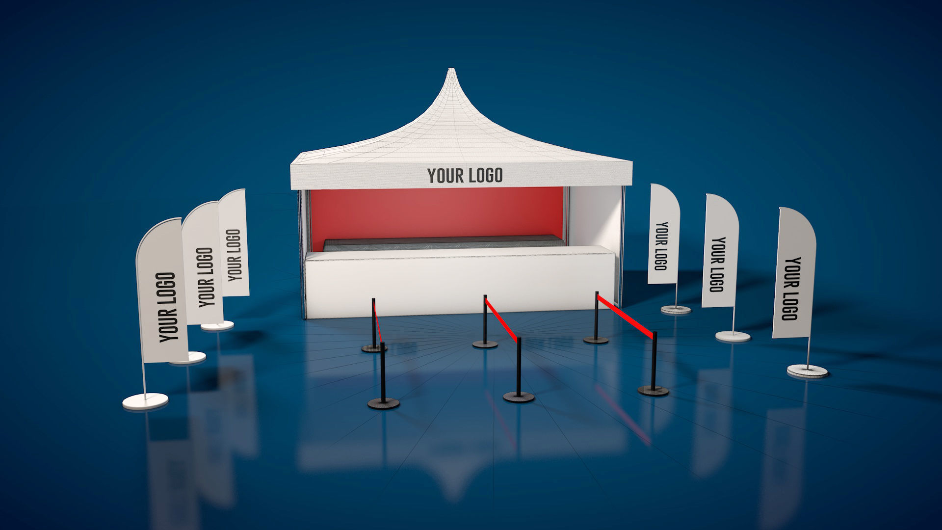 Fast Render Event and Exhibition 3d Model Pack 2020 3D model | CGTrader