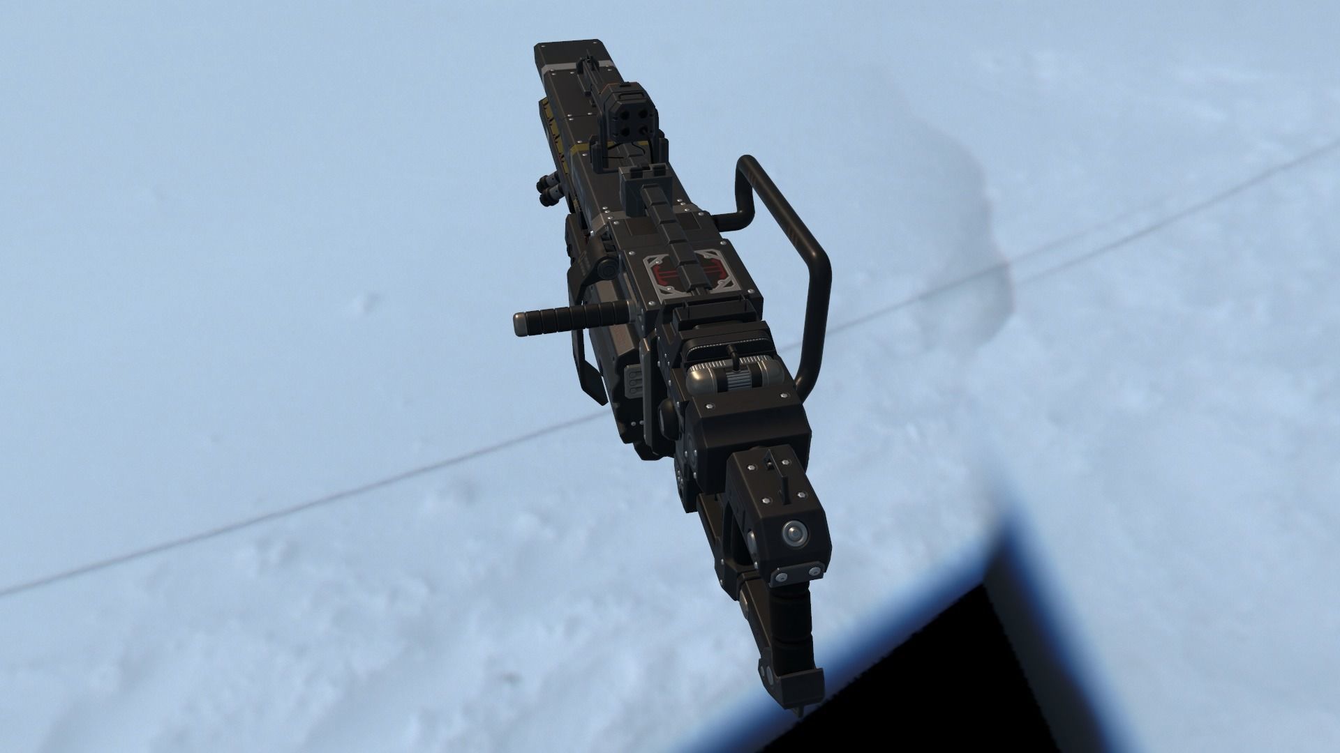 3D model Scifi Plasma Rail Gun VR / AR / low-poly | CGTrader