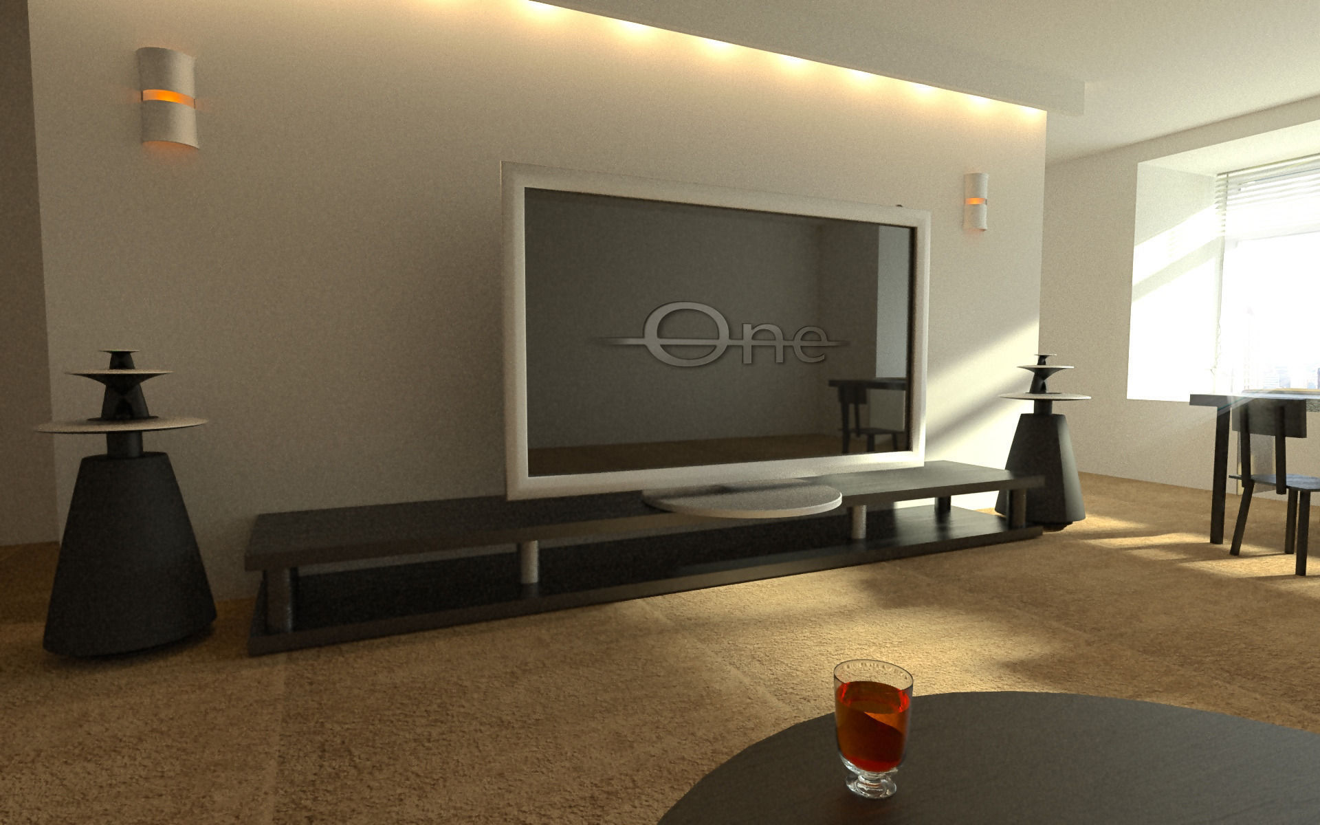 Bang Olufsen Beolab 5 Beovision 4 3D model animated | CGTrader