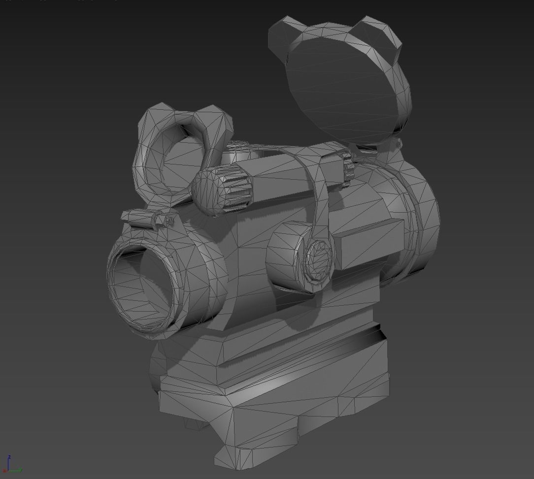 3D model Aimpoint PRO Patrol Rifle Optic VR / AR / low-poly | CGTrader
