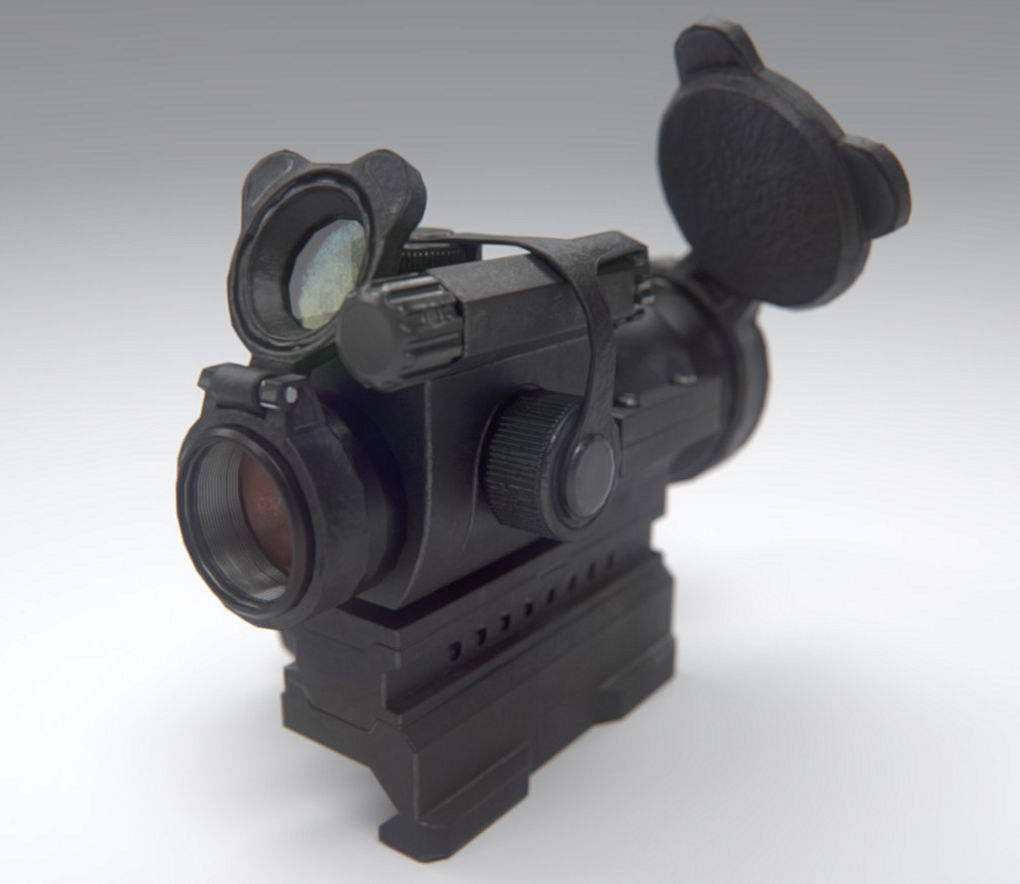 3D model Aimpoint PRO Patrol Rifle Optic VR / AR / low-poly | CGTrader