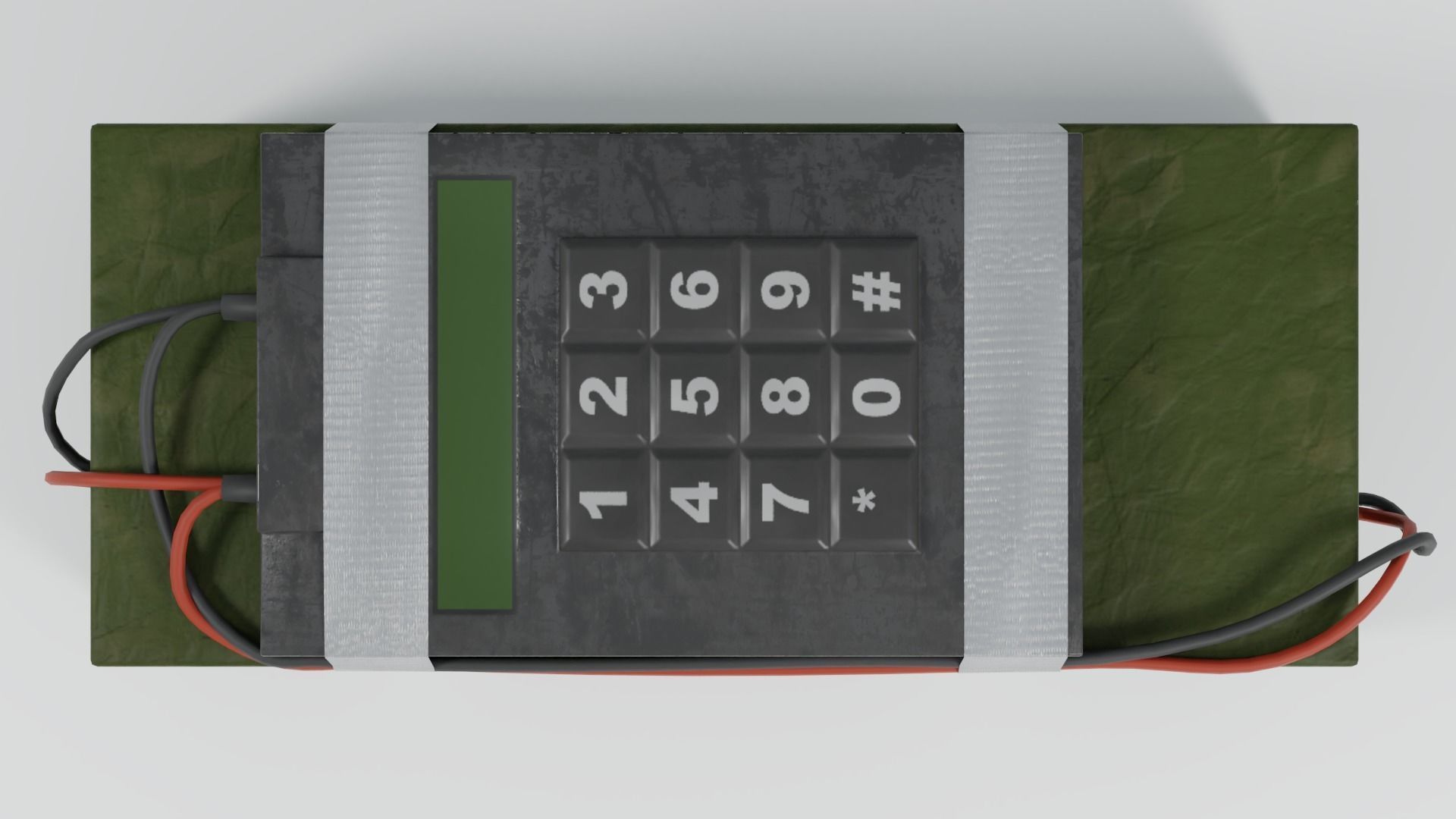 3D model C4 Bomb - Improvised explosive device PBR VR / AR / low-poly ...