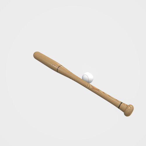 Highly detailed Baseball Bat PBR 3D model | CGTrader