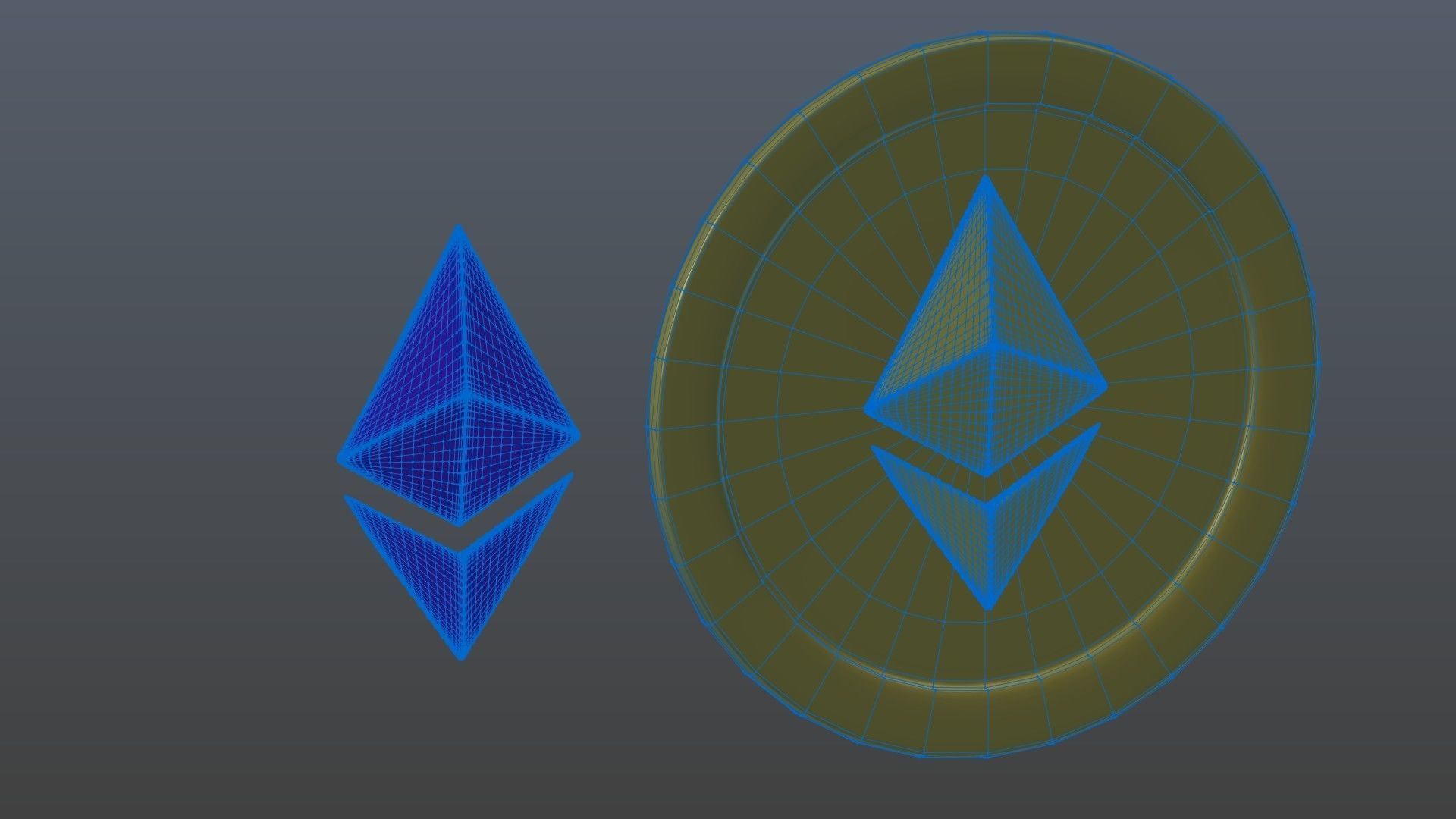 Ethereum 3D model | CGTrader