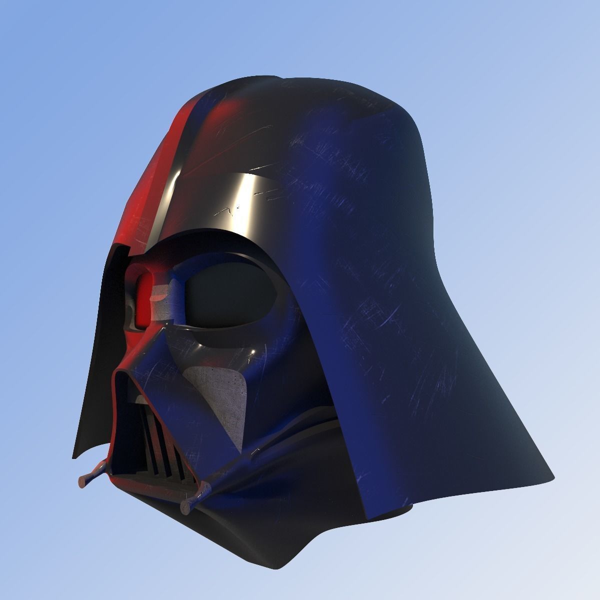 3D model Helmet Darth Wader VR / AR / low-poly | CGTrader