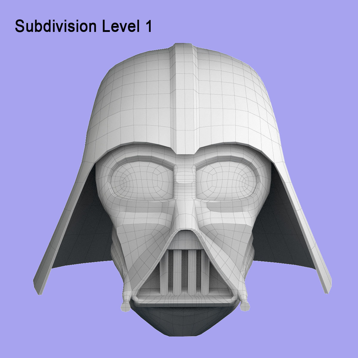 3D model Helmet Darth Wader VR / AR / low-poly | CGTrader
