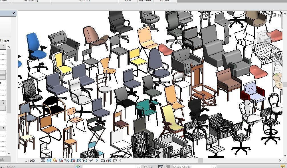 199 model Chairs Revit 2015 3D model | CGTrader