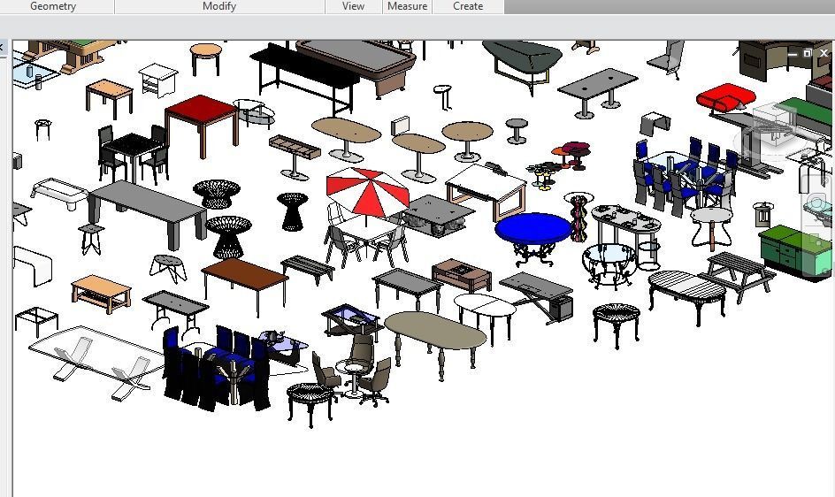 3D 239 Models Tables Revit 2015 | CGTrader