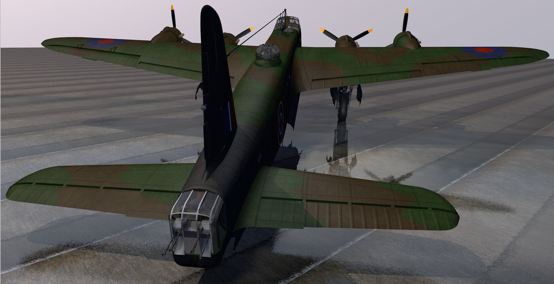 Short Stirling Mk-3 - RNZAF 3D model | CGTrader