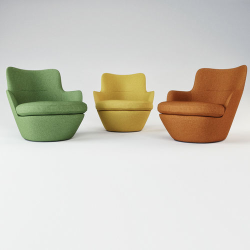 Lo Turn bensen chair 3D model | CGTrader