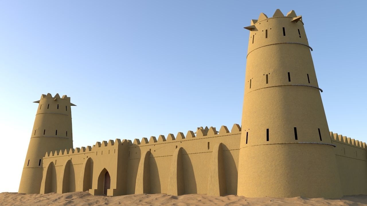 3D model Arab Fort VR / AR / low-poly | CGTrader