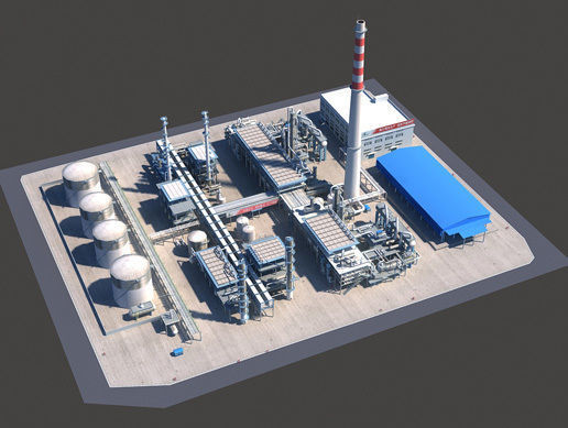 3D model Refinery VR / AR / low-poly | CGTrader