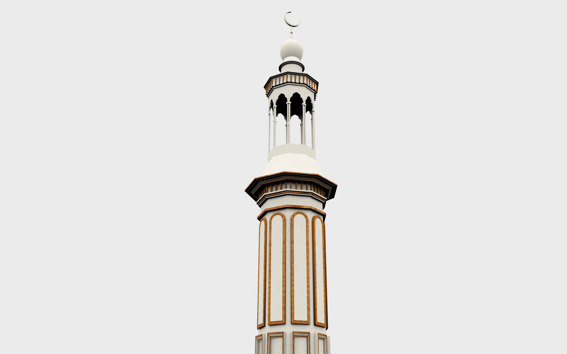 Minar Mosque 3D model 3D model 3D printable | CGTrader