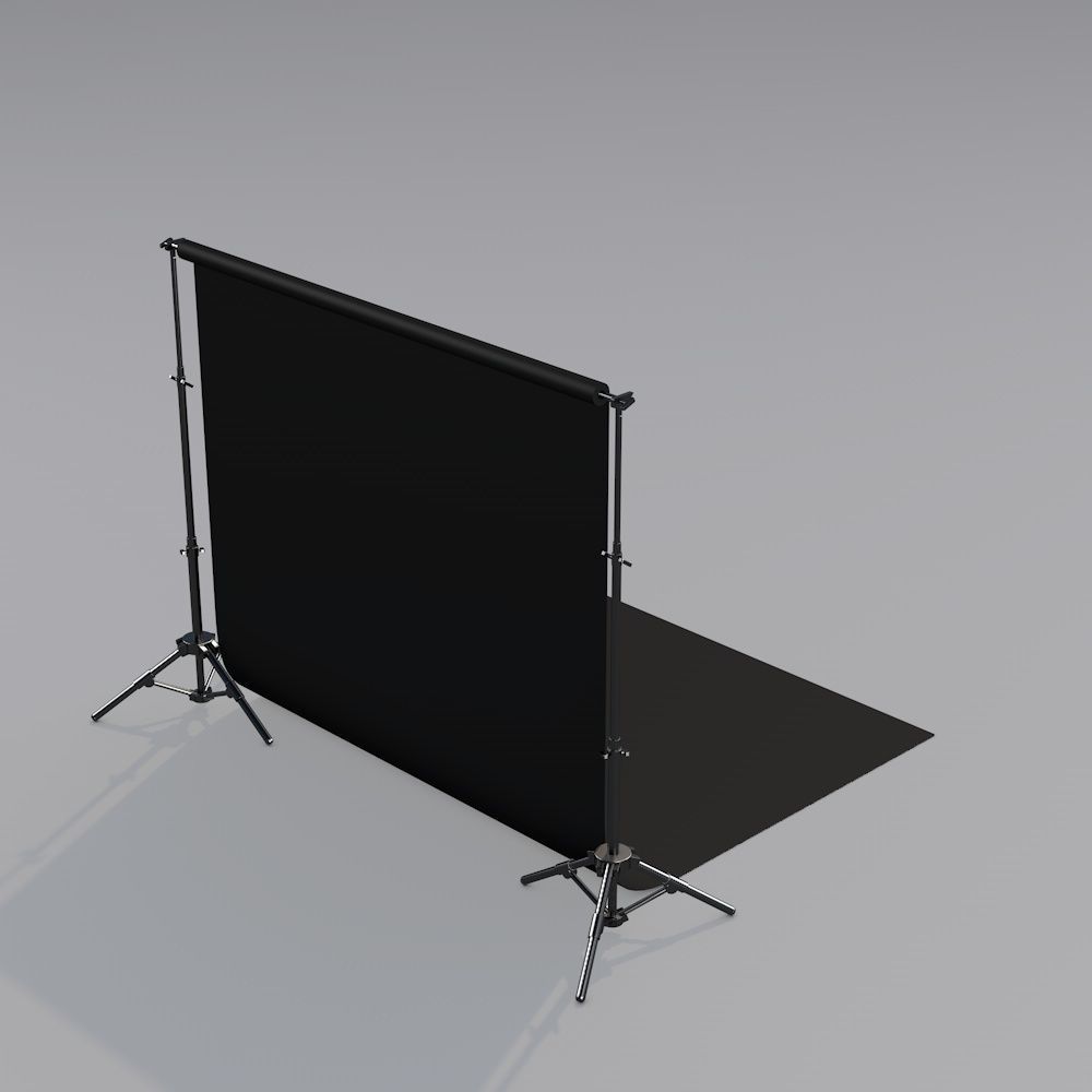 backdrop photo studio equipment 3D 3D model | CGTrader