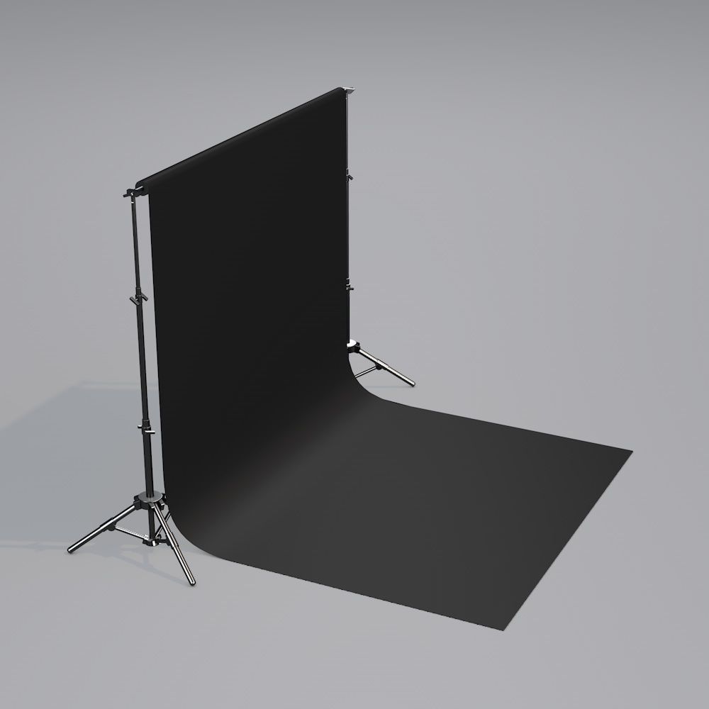 backdrop photo studio equipment 3D 3D model | CGTrader