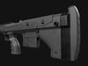 3D model Desert Tech SRS-A2 Bullpup Sniper Rifle VR / AR / low-poly ...