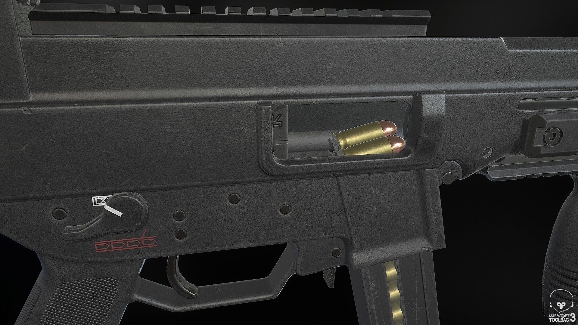 3D model UMP Submachine Gun VR / AR / low-poly | CGTrader