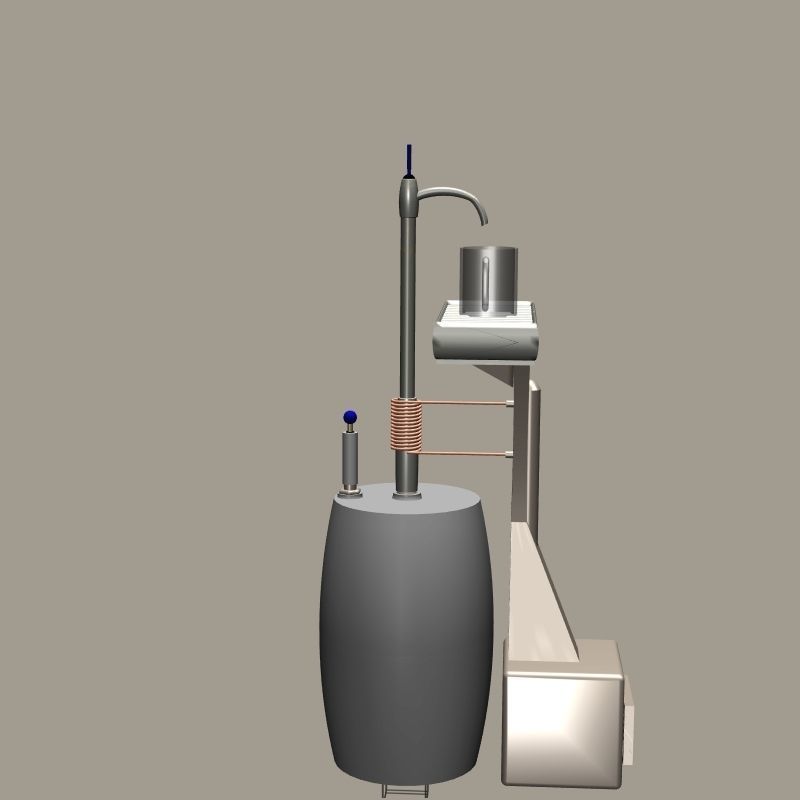 Draft Beer Keg Tap Fast Chiller 3D model animated rigged | CGTrader