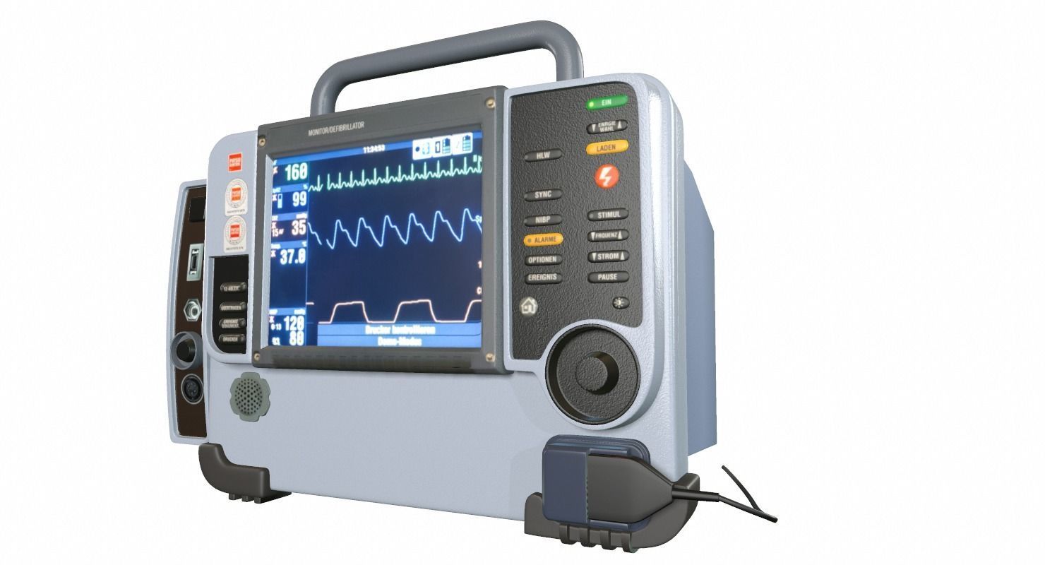 Defibrillator Medical 3D model | CGTrader