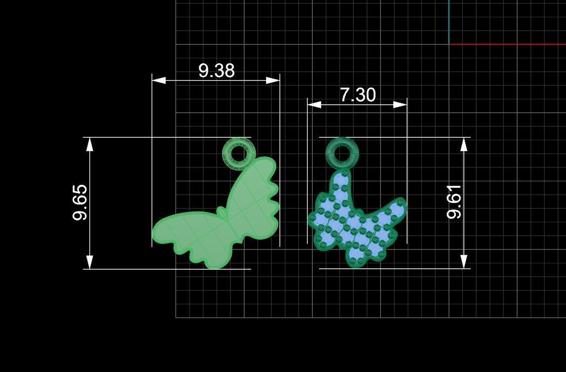 Earrings Set 3D model 3D printable | CGTrader