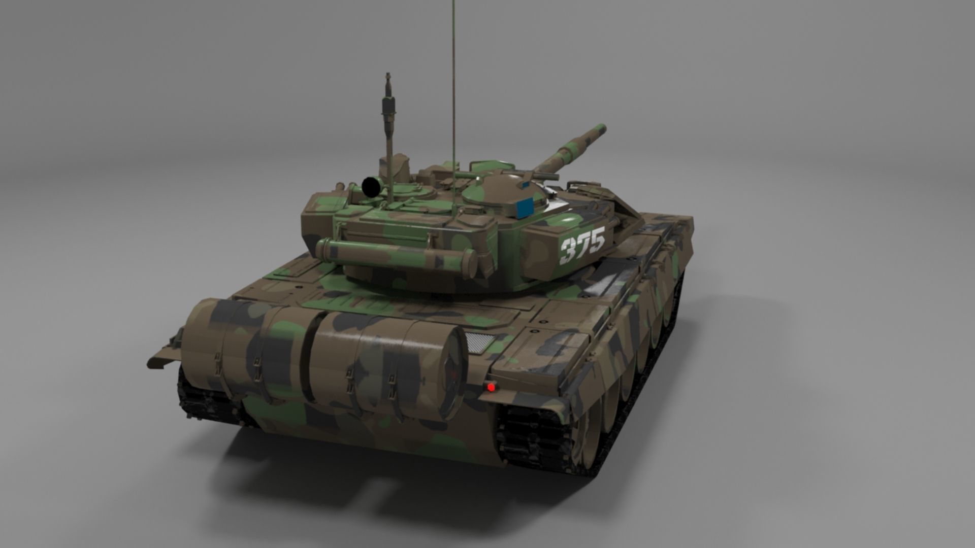 3D model High-Quality Clean Camouflaged T90A Main Battle Tank 3D Model VR / AR / low-poly | CGTrader