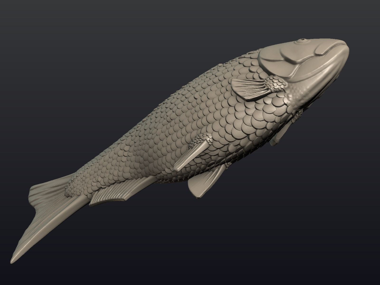 Printable Fish 3D model 3D printable | CGTrader